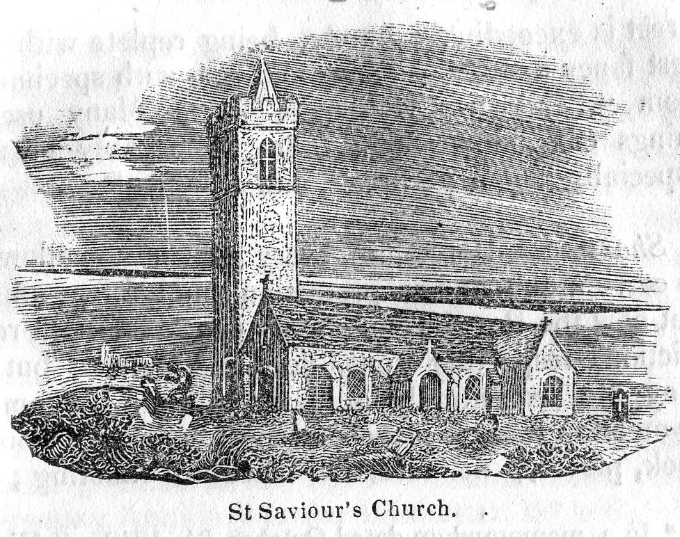 St Saviour's Church damaged in a storm: January 1658 | Priaulx Library